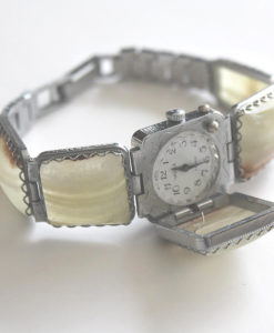 Vintage YANKA Russian Chaika Translucent Stone Windup Watch - Momentum ...