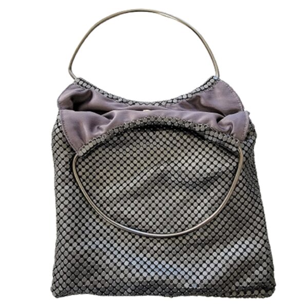 A/X Armani Exchange Metal Mesh Gray Purse Handbag - Momentum Vintage